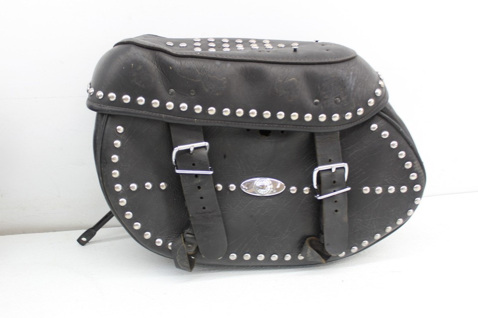 07 HARLEY-DAVIDSON HERITAGE SOFTAIL FLSTC LEFT RIGHT SIDE SADDLE BAG ...