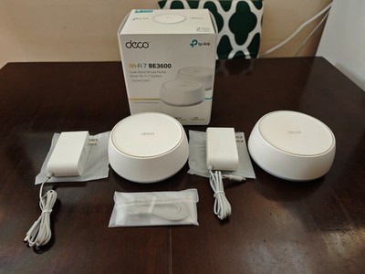 TP-Link Deco BE23 BE3600 WiFi 7 Mesh Router, 3.6 Gbps, 4500 SF Coverage ...