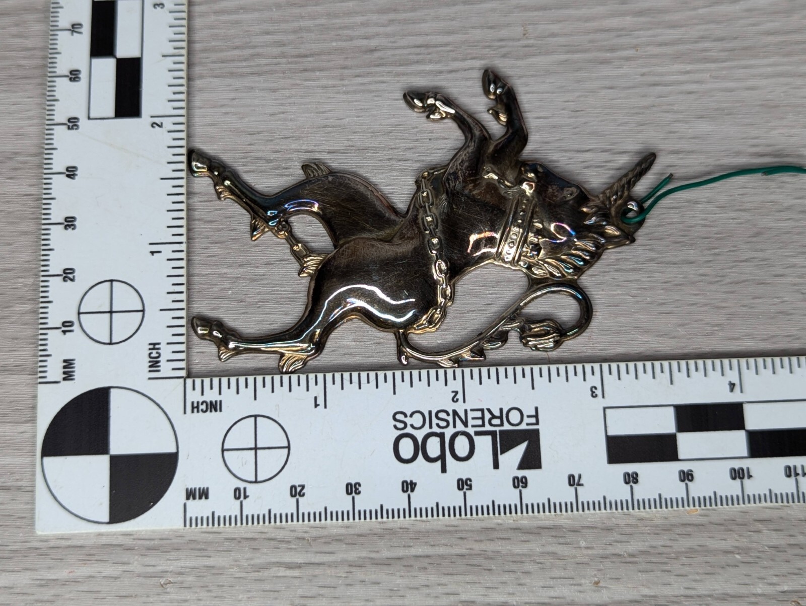 Vintage Kirk Stieff Williamsburg Silverplate Unicorn Christmas Ornament ...
