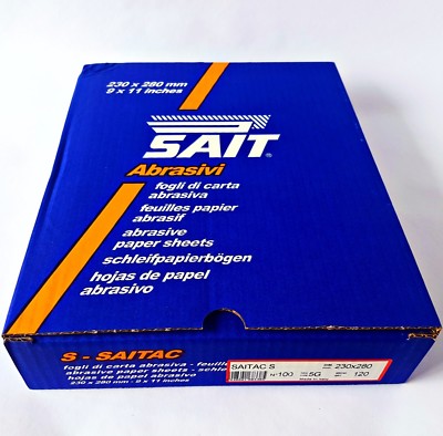 Sait Abrasives Saitac-S 5G 230 x 280mm 9 x 11 inch sandpaper sheets ...