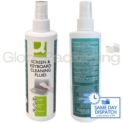 ANTI STATIC SCREEN & KEYBOARD SPRAY CLEANER 250ml | eBay UK