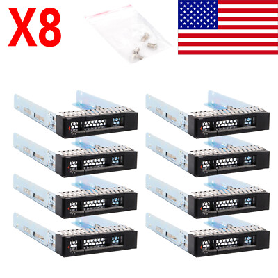 8Pcs 2.5" HDD Hard Drive Caddy Tray For IBM Thinksystem ST550 SR550 ...