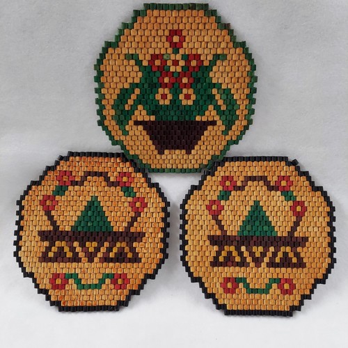 Bamboo Wood Bead Trivets - Lot Of 3 | eBay
