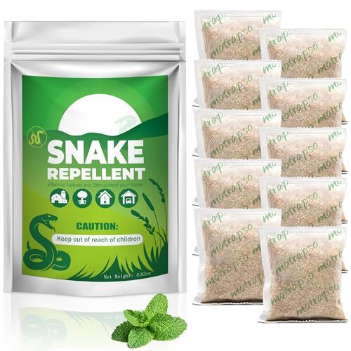 10Pouches Natural Snake Repellent for Yard Powerful, Snakes Repellent ...