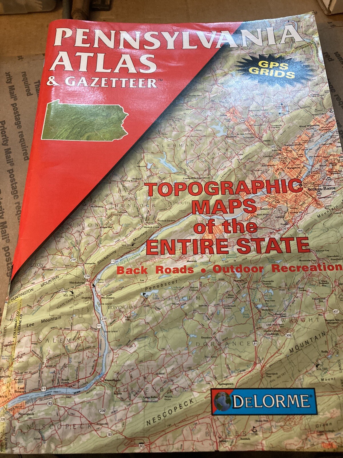 Atlas and Gazetteer Ser.: Pennsylvania by DeLorme Map Staff (2004, Map ...
