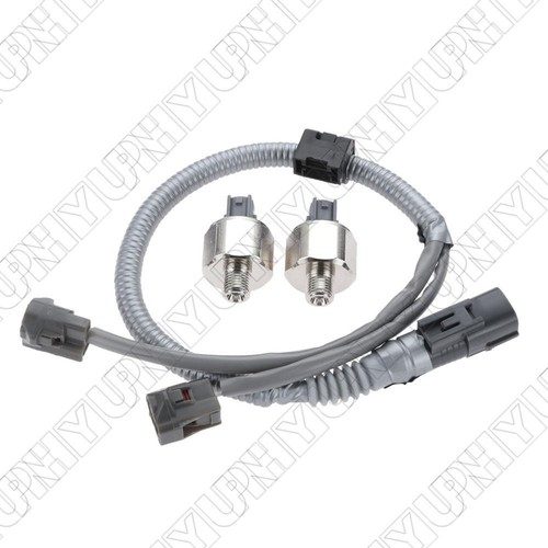 2Pcs 4 PIN Knock Sensor with Harness 89615-12090 89615-12050 For Toyota ...