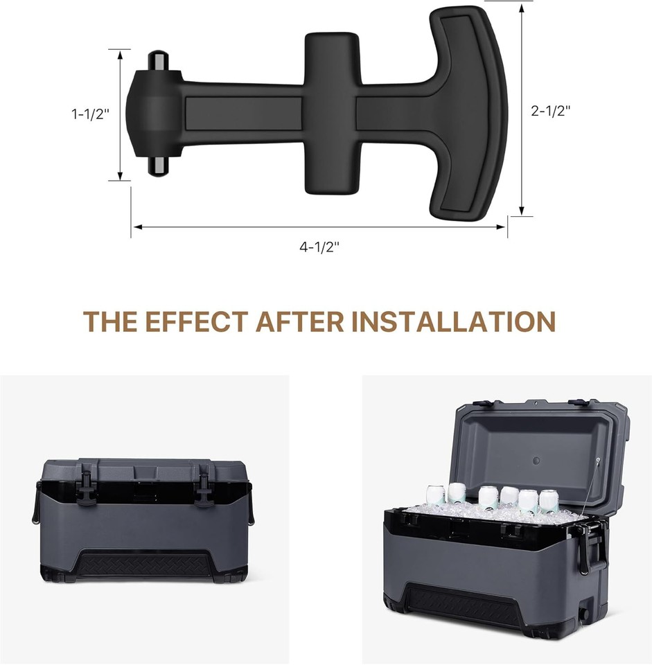 Cooler T-Handle Latch for Igloo BMX and Overland 25-72 Qt Coolers ...