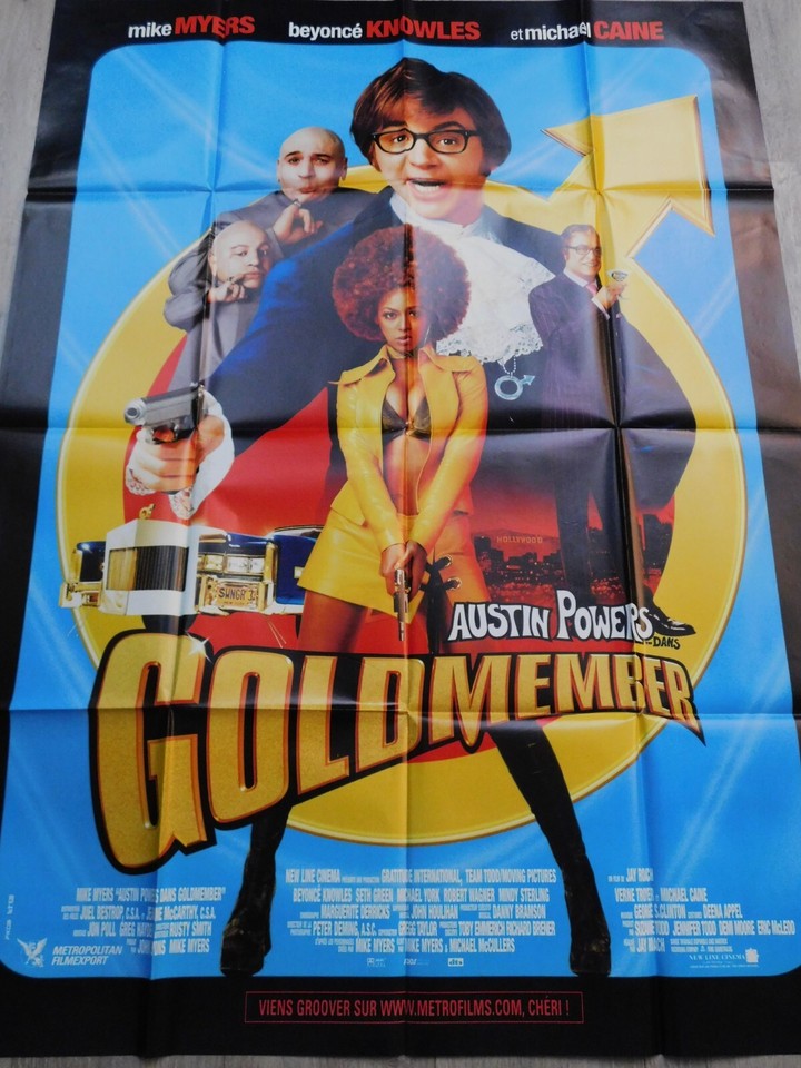 Austin Powers Goldmember French Movie Poster Original 47/63 2002 Mike ...