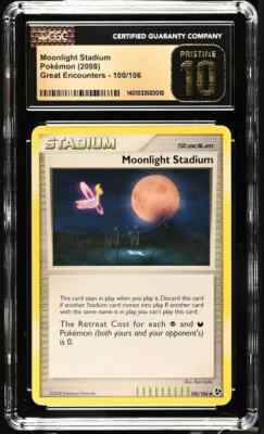Pokemon Moonlight Stadium 100/106 Great Encounters - CGC 10 PRISTINE | eBay
