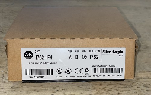 Allen Bradley 1762-IF4 AB 1762IF4 Ser B MicroLogix 4 Point Analog Input ...