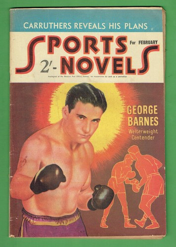 #WW. SPORTS NOVELS MAGAZINE - FEBRUARY 1953, GEORGE BARNES BOXING COVER ...