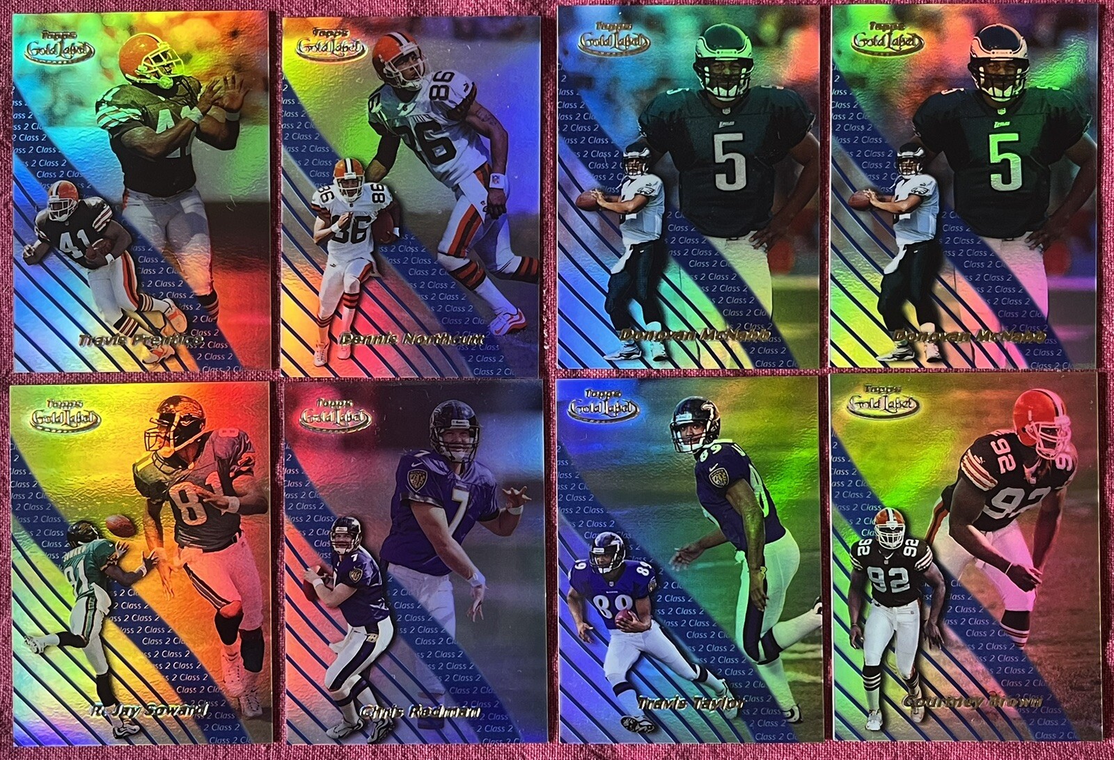 (8) 2000 Topps Gold Label Class 2 See Pics, Donovan McNabb | eBay