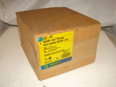 SQUARE D LD-4T "SQUARE-DUCT" TEE FITTING (4" X 4") ***NIB*** | eBay