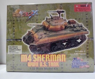 1/32 Ultimate Soldier 22202 - US WWII M4 Sherman Tank VVSS- 75mm gun ...