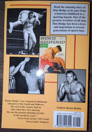 DANNY HODGE - SIGNED - OKLAHOMA SHOOTER - NCAA WRESTLING CHAMPION AND ...