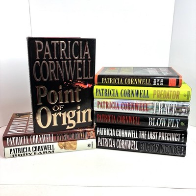 Patricia Cornwell Lot of 9 HARDCOVER Kay Scarpetta Series Books ...