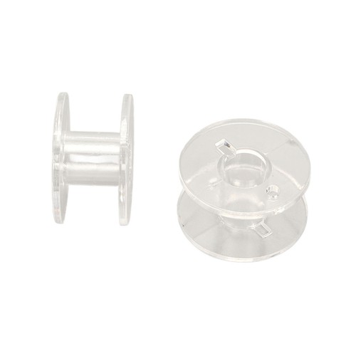 10 Sets Bobbins 36 Compartments Light Weight Clear Plastic Bobbins With ...