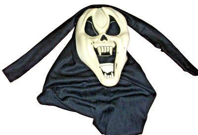 Vintage Ghostface SCREAM Face MASK with hood EASTER UNLIMITED Teeth ...