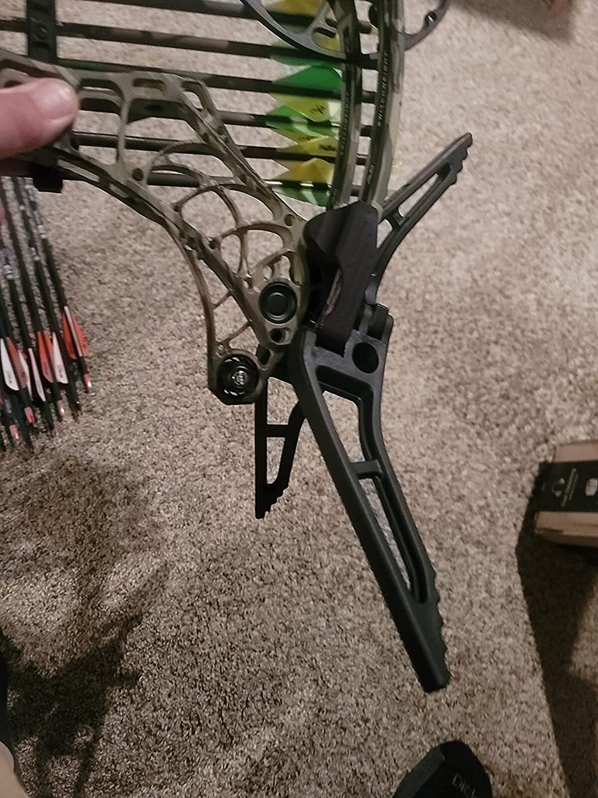 Folding Bow Stand/Feet Limb Clamp Holder Leg Rack Bracket Mathews ...