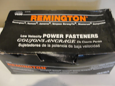 Remington 2-1/2" Low Velocity Power Fasteners 100 Count, # 77562 | eBay