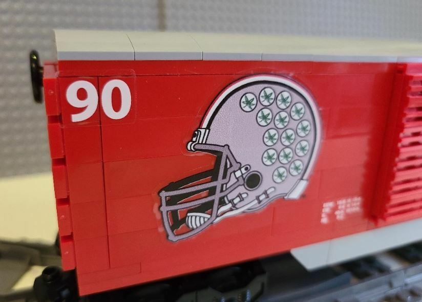 Custom Train Ohio State Buckeye's Boxcar -PLEASE READ ITEM DESCRIPTION ...