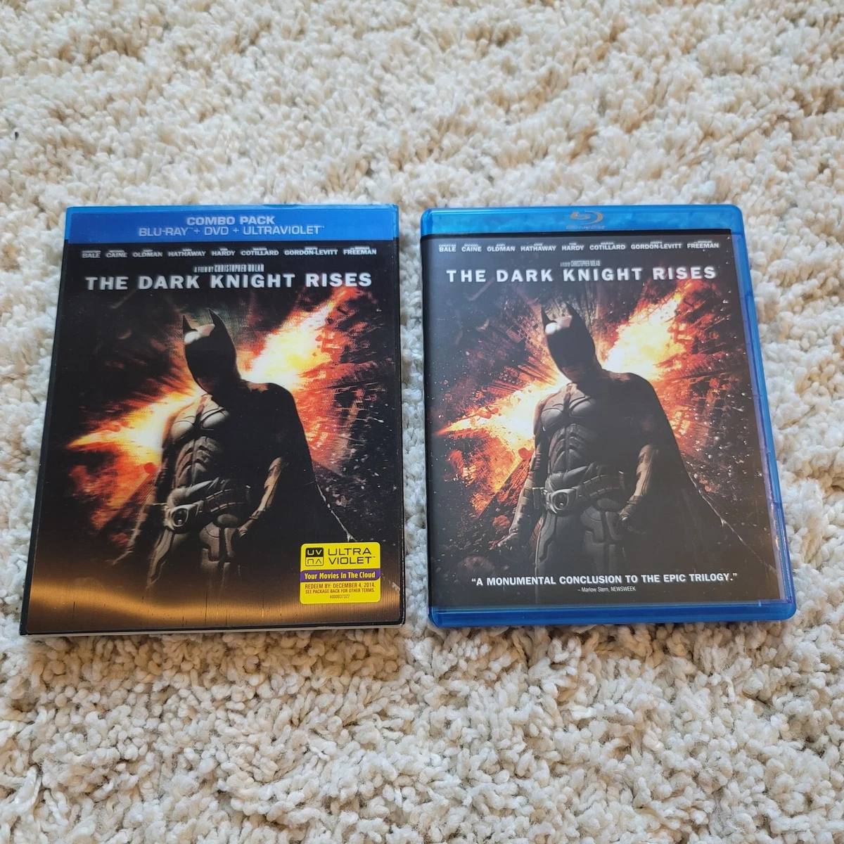 The Dark Knight Trilogy Blu Ray Cover