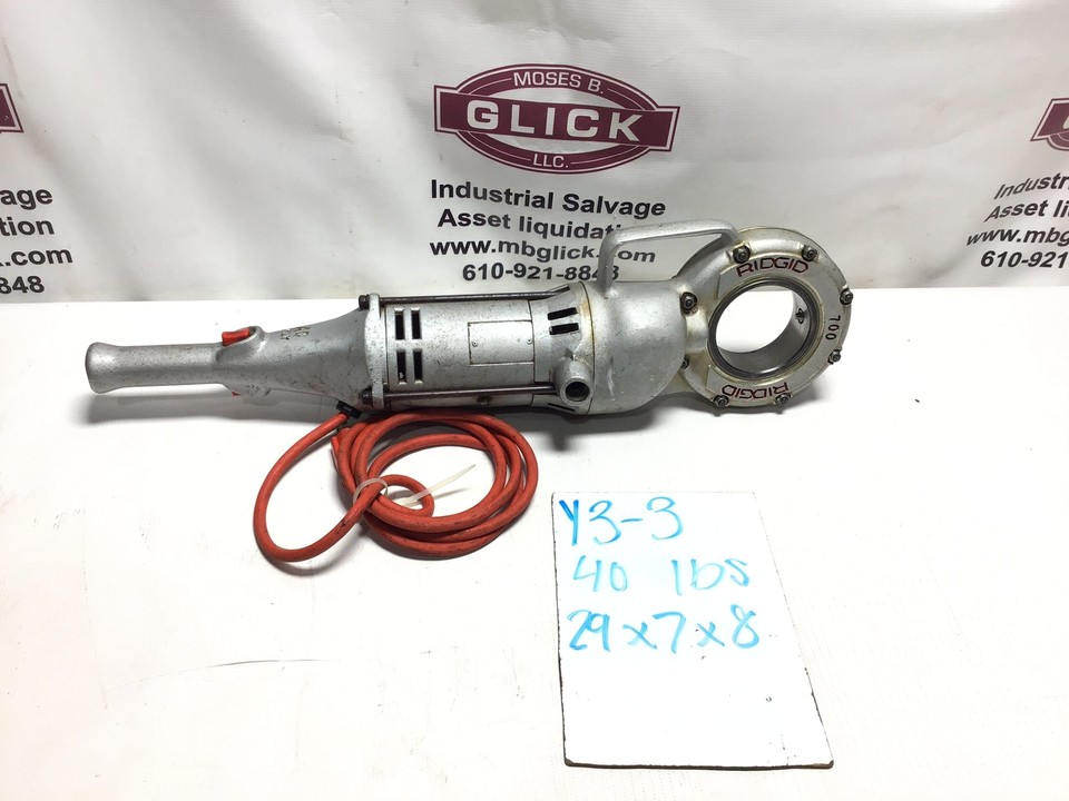 RIDGID 700 Power Drive Compact Handheld Heavy-Duty Pipe Threader ...