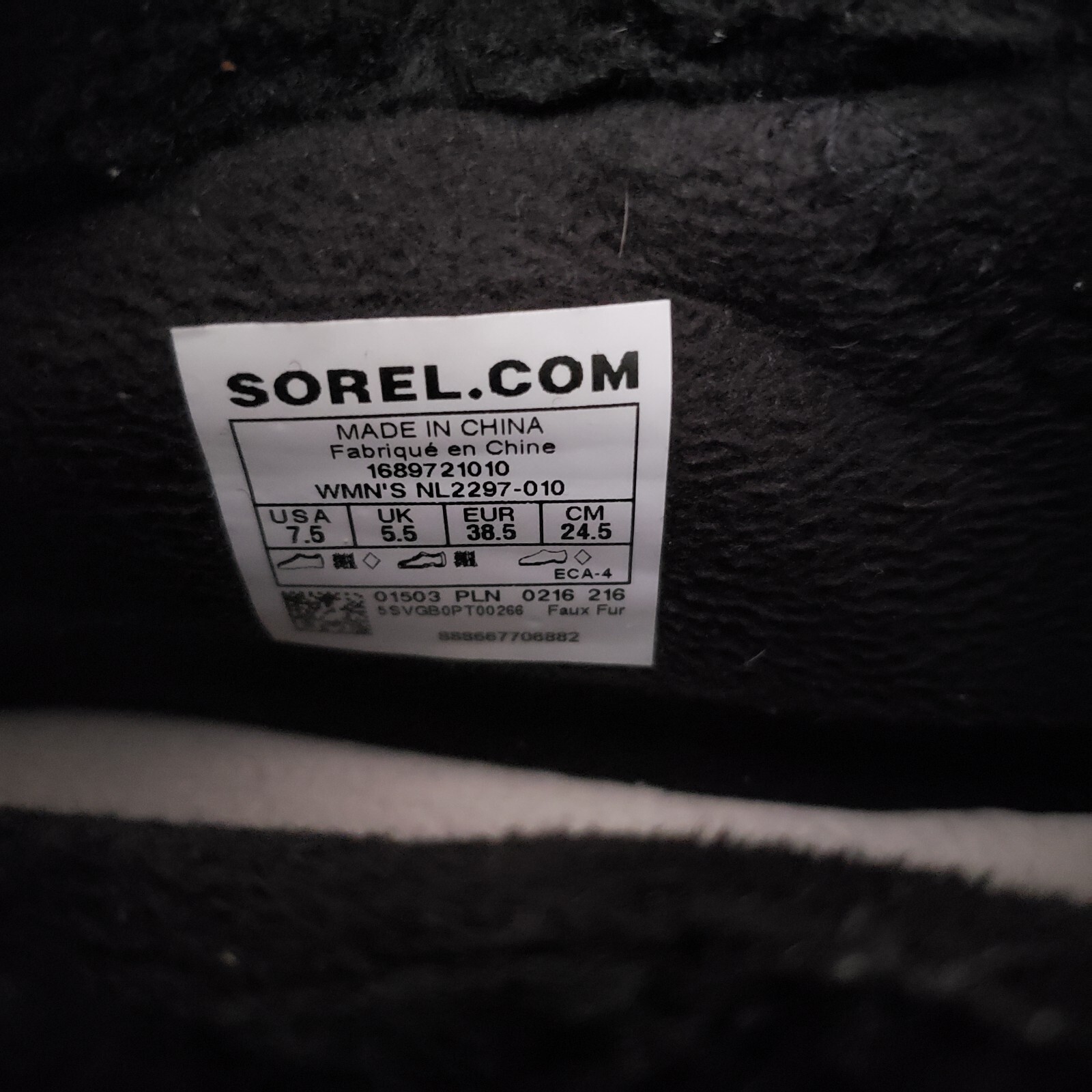 Sorel Right foot Only Amputee Cozy Carnival Winter Waterproof Boots ...