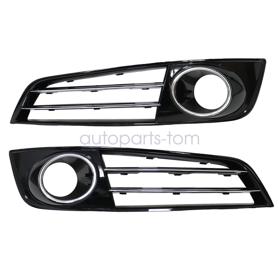 4H0807679E 4H0807680E 2Pcs Front Bumper Grille Fog Light Cover Fit 11 ...