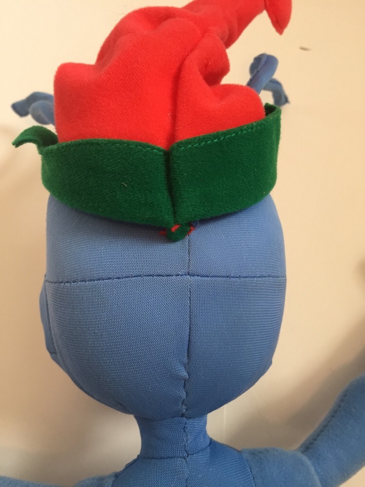 Flik Plush A Bug's Life Holiday Christmas Hat Disney Pixar Stuffed ...