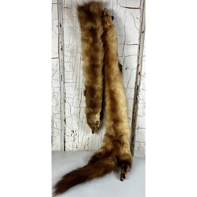 Vintage Women's Fur Stole Mink Full Body Pelts- 2 Piece Neck Wrap Scarf ...