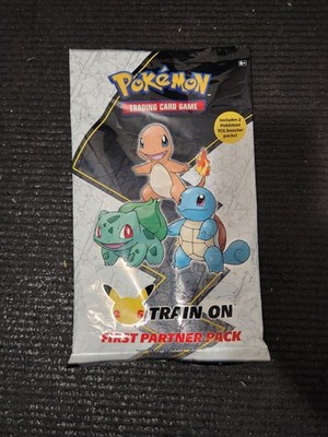 Pokemon TCG Kanto First Partner Pack 25th Anniversary Train On Jumbo ...