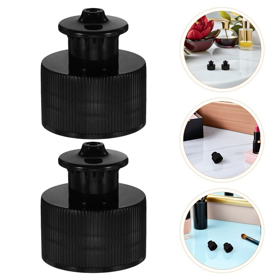 100pcs Plastic Bottle Replacement Caps Sports Push Pull Top Bottle Lids ...