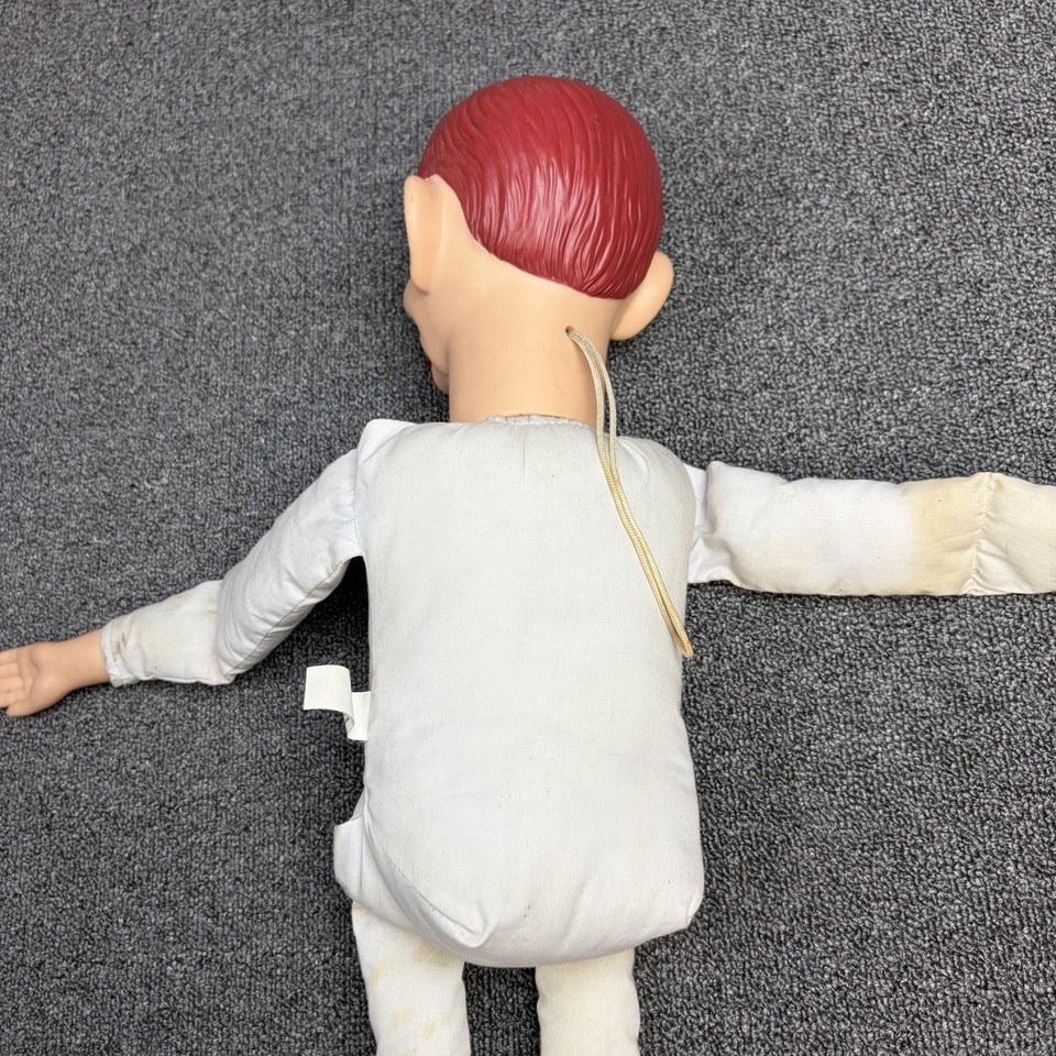 Vintage 1968 Mortimer Snerd Juro Novelty Ventriloquist Dummy Doll ...