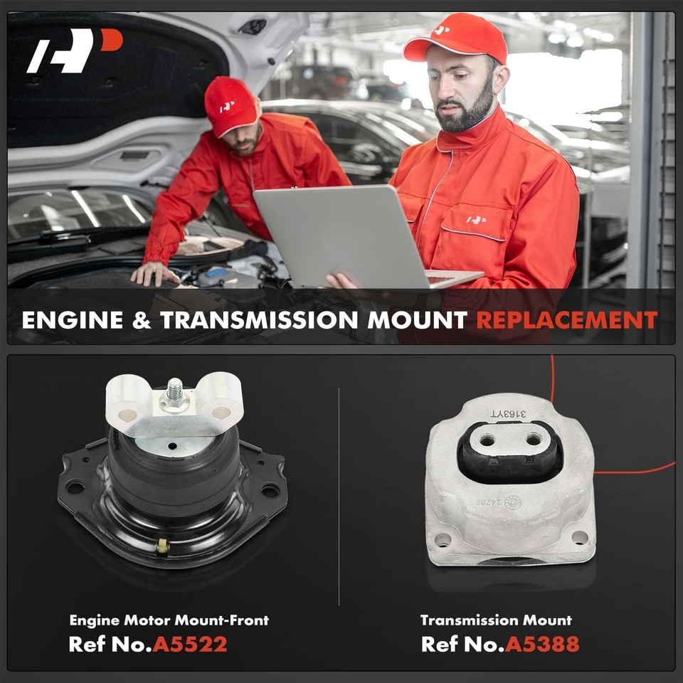 A-Premium 3PCS Front Engine Motor Mount Transmission Mount Set ...