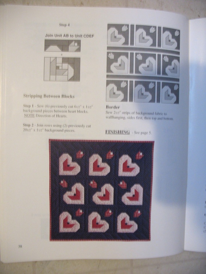 Hearts are Forever QUILT PATTERN BOOK Collection Timeless Designs FC ...