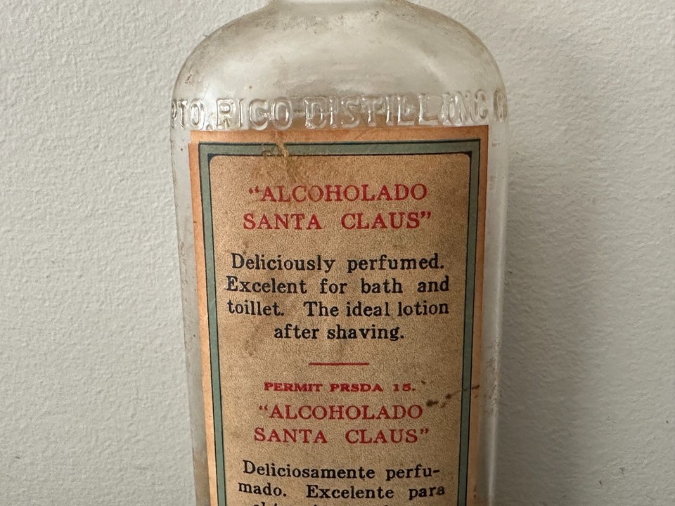 SANTA CLAUS - ALCOHOLADO - PUERTO RICO DISTILLING CO. Shaving Lotion ...