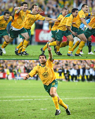 Socceroos legends Australian mens World Cup soccer football TEAM POSTER ...