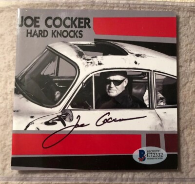 JOE COCKER - Hard Knocks Autographed CD Booklet RARE Beckett Authentic ...