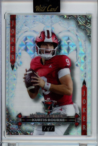 1/1 Kurtis Rourke Silver Mosaic Joker 2024 Wild Card 7 Card Studs ...