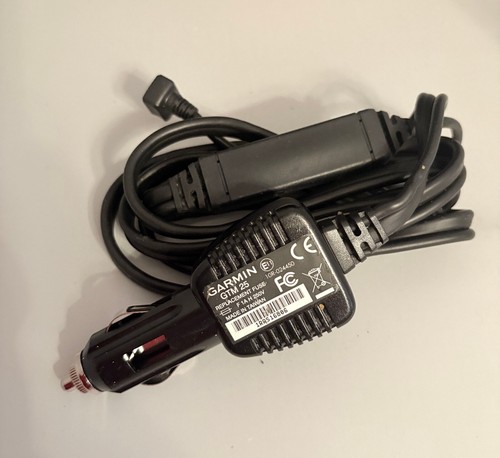 OEM Genuine Garmin GPS GTM 25 Traffic Receiver Charger Cable Power Cord ...