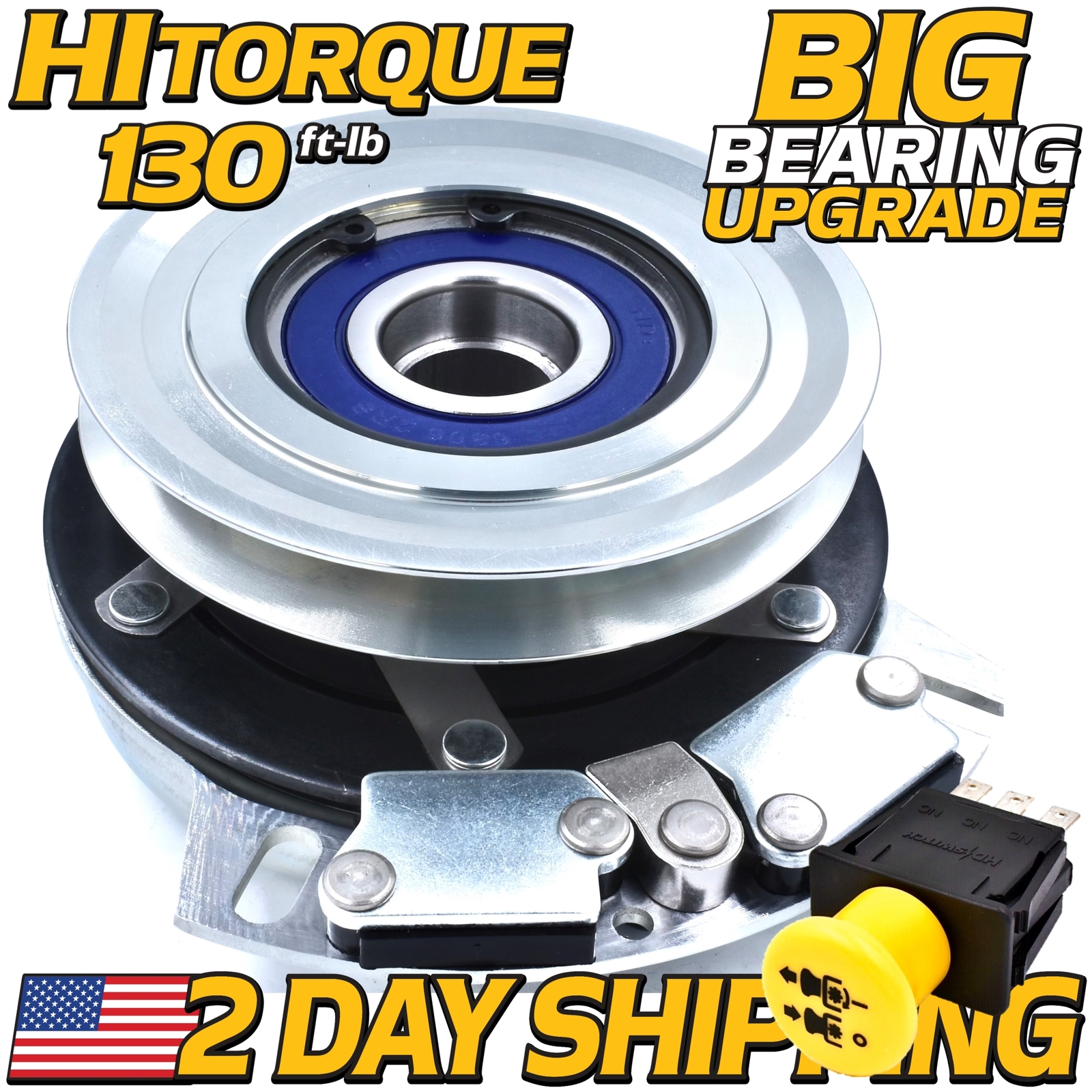 AM126100 Clutch & 2 Position PTO Switch Fits John Deere GT225 GT235 ...