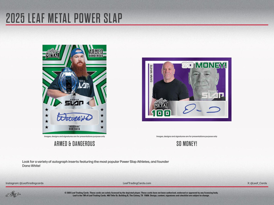 2025 Leaf Metal Power Slap Factory Sealed Hobby Box | eBay
