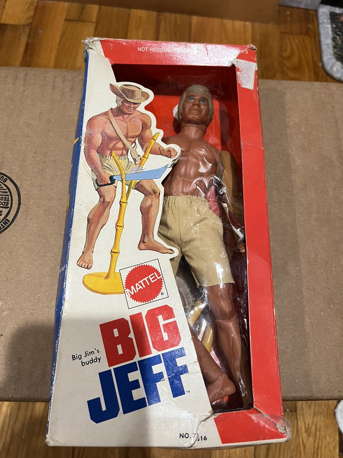 Mattel Big Jim Jeff MIB Never Played With Josh Jack P.A.C.K Wolfpack ...