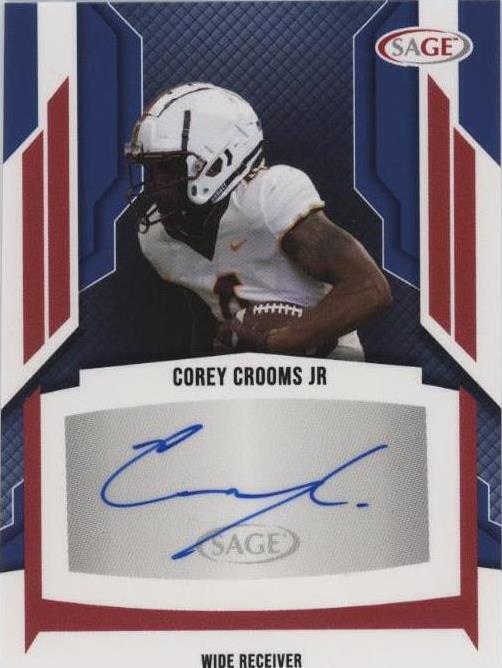2024 SAGE HIT Low Series - Autographs Corey Crooms Jr. #A-CCJ Red (AU ...