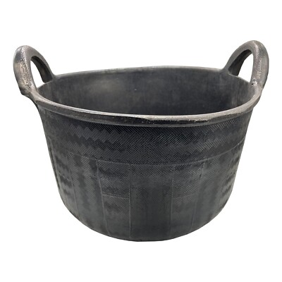 30 Litre Rubber Skip Feed Bucket Water Trough horse cattle livestock ...