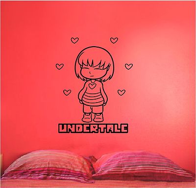 Vinyl Wall Decal. Sticker. Frisk (Player) Undertale game | eBay