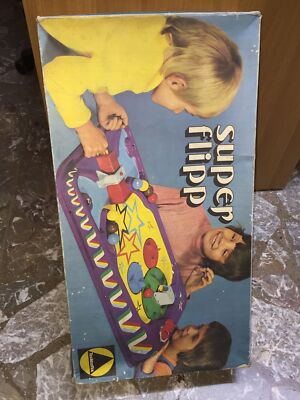 Technofix Art. 342 Plastic Toy SUPER FLIPP Pinball MIB Vintage West ...