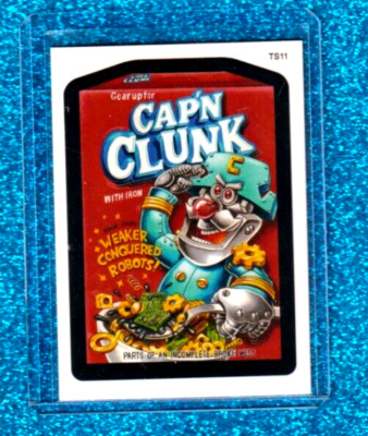 Wacky Packages Postcard Series 7 Bonus Card TS11 "CAP'N CLUNK" VERY ...