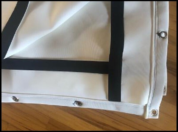 Golf Simulator Cage Pro Series . POLY SPACER SCREEN, 100% COMPETE ...